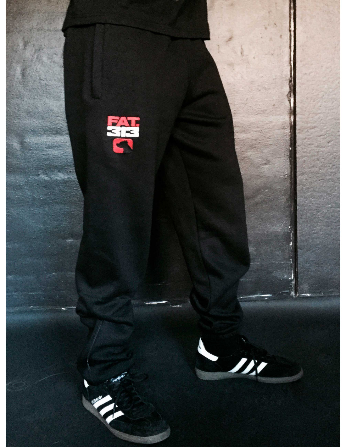 FAT.313 Legend Standout Sweatpants All Black