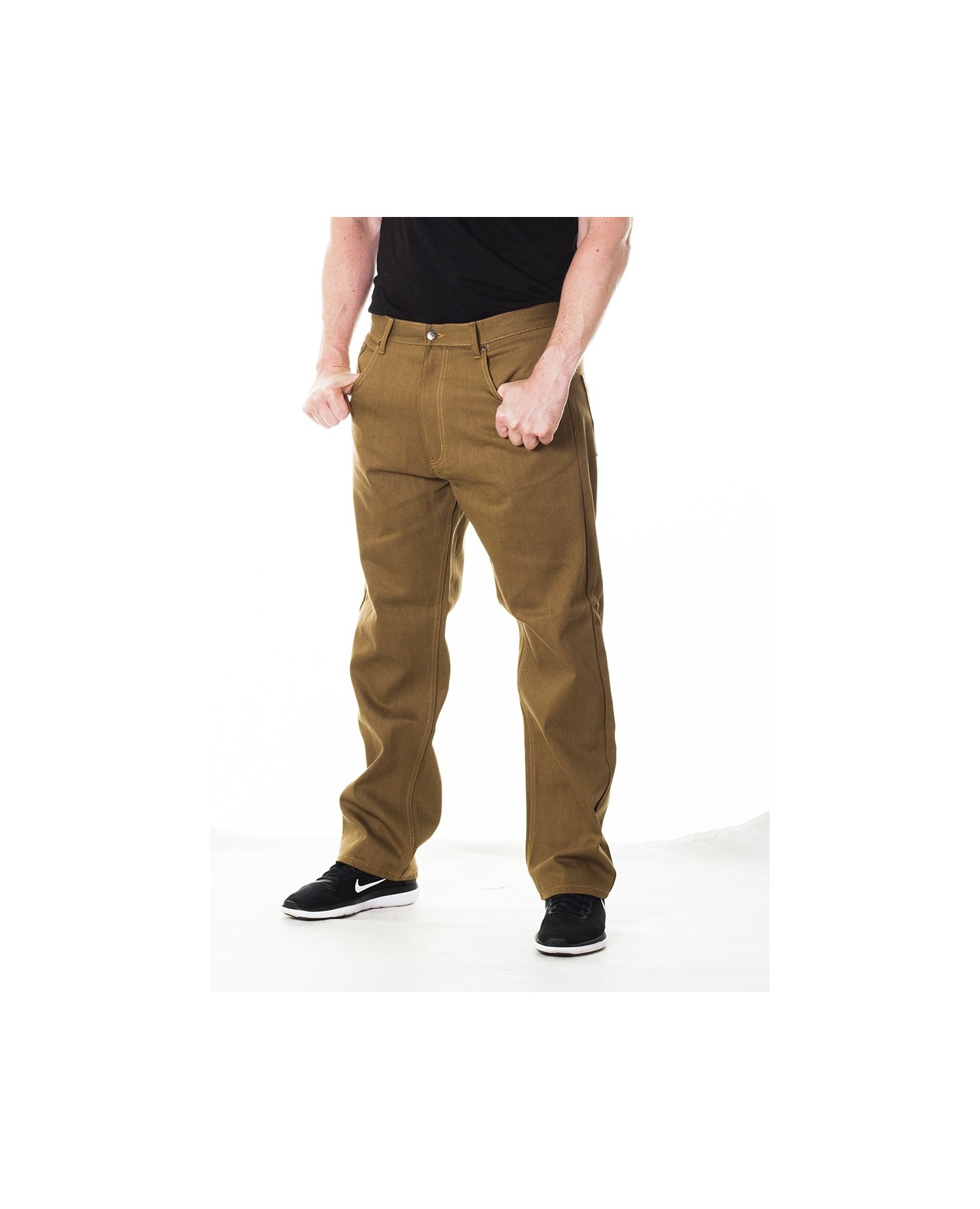 Access Loose Fit Jeans Wheat - AP14022-09-Wheat
