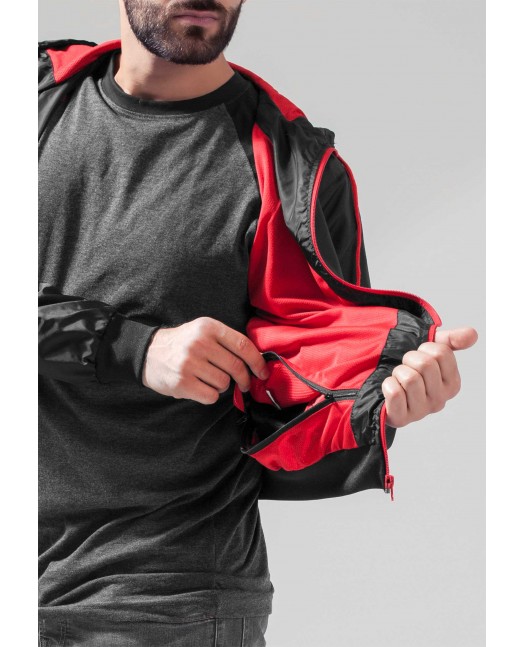 Light Jacket Windrunner Black/Red