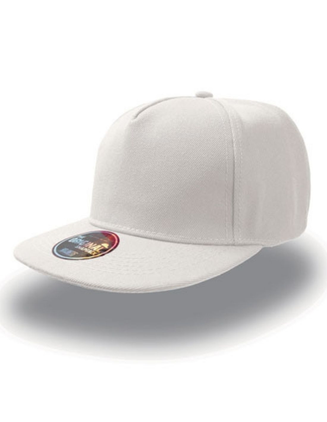 Atlantis Plain Snap Cap White - FAT401White