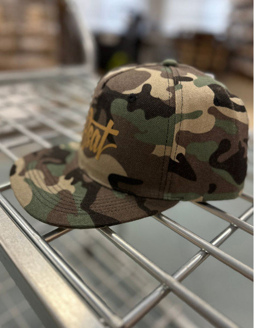 BSAT Logo Camo Snapback Cap - BSATCAP001