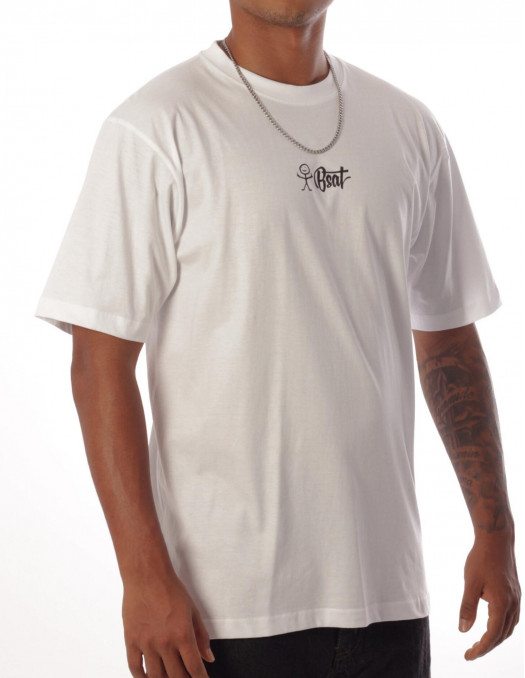 BSAT Stickman Logo T-Shirt White