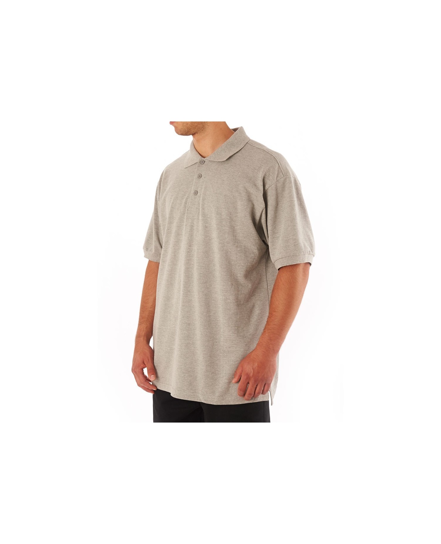 Access Plain Polo Light Grey - AP21-17