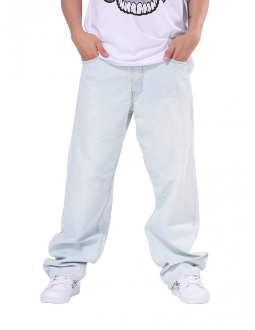 Clear Sky Blue Plain Jeans - LW-D189