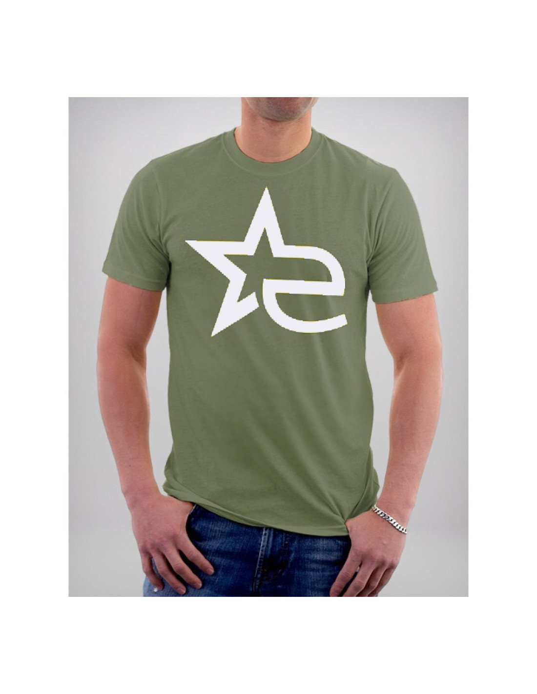 Escobar Tee Signal olive white