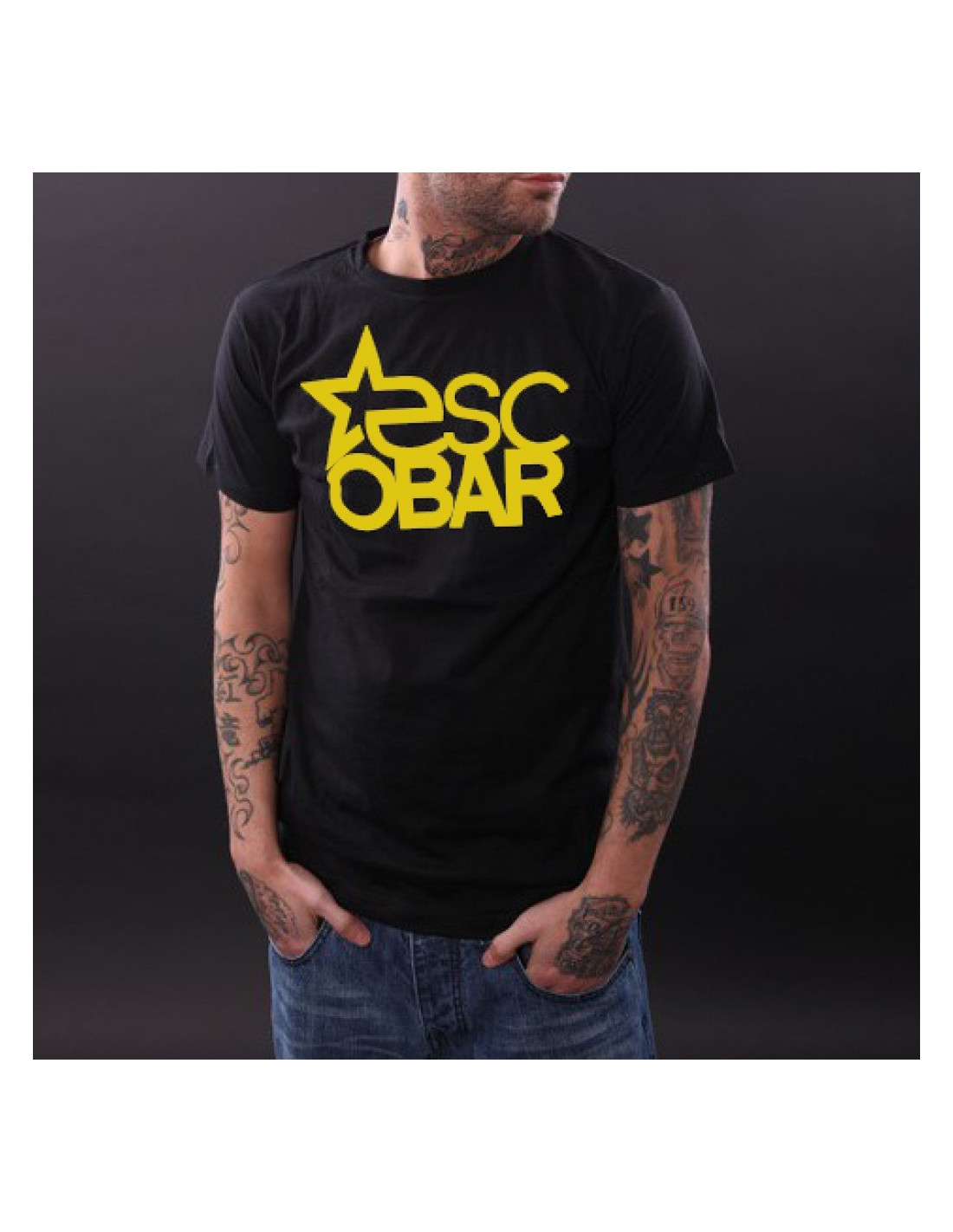 Escobar Tee Block Black yellow
