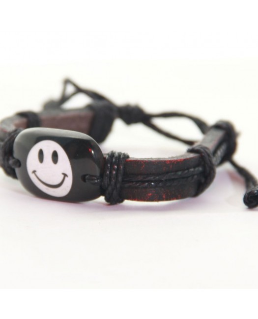 Armbånd - Smiley hvid - acc_brac6