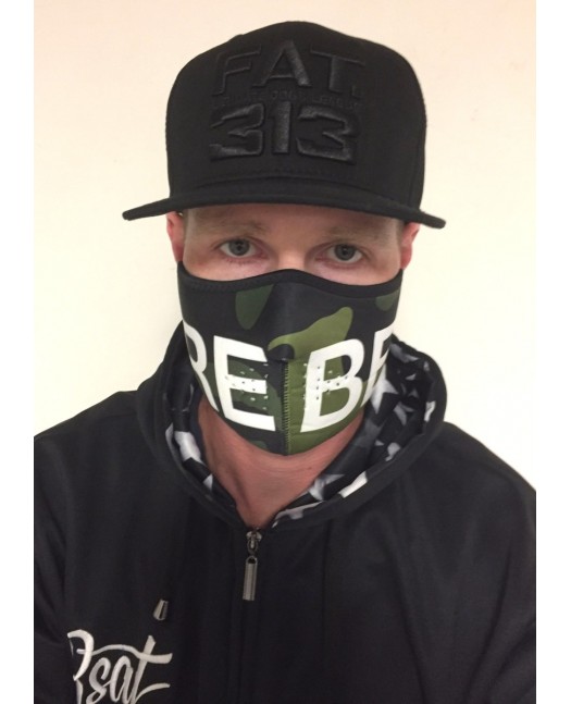 RudeCru Rebel Half Mask Camo - ACC-MASK-RU-03