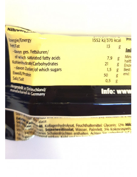 Big Block Protein Bar Cocos 100g, 50gr. protein Rebel Protein Bar