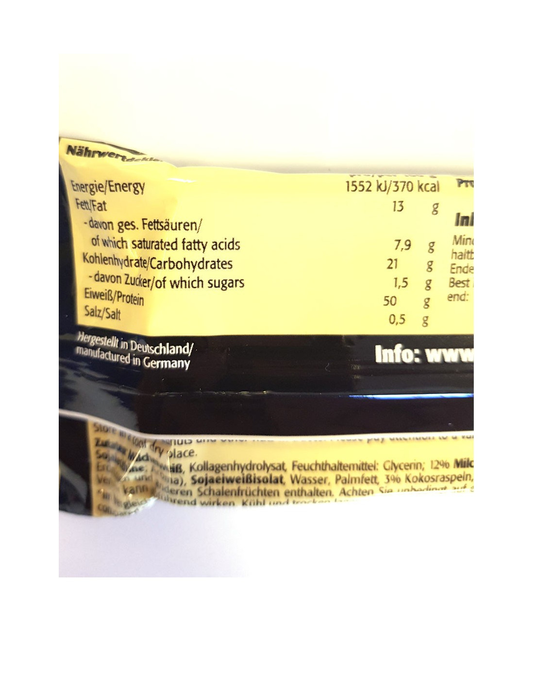 Big Block Protein Bar Cocos 100g, 50gr. protein Rebel Protein Bar