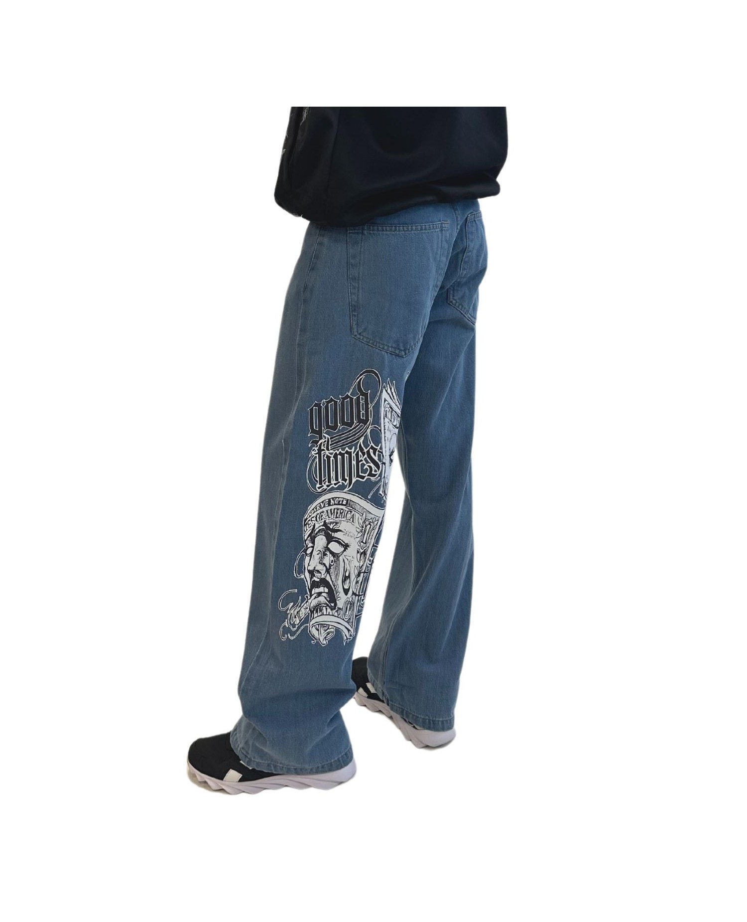 BSAT Good Times Sad Times Baggy Jeans