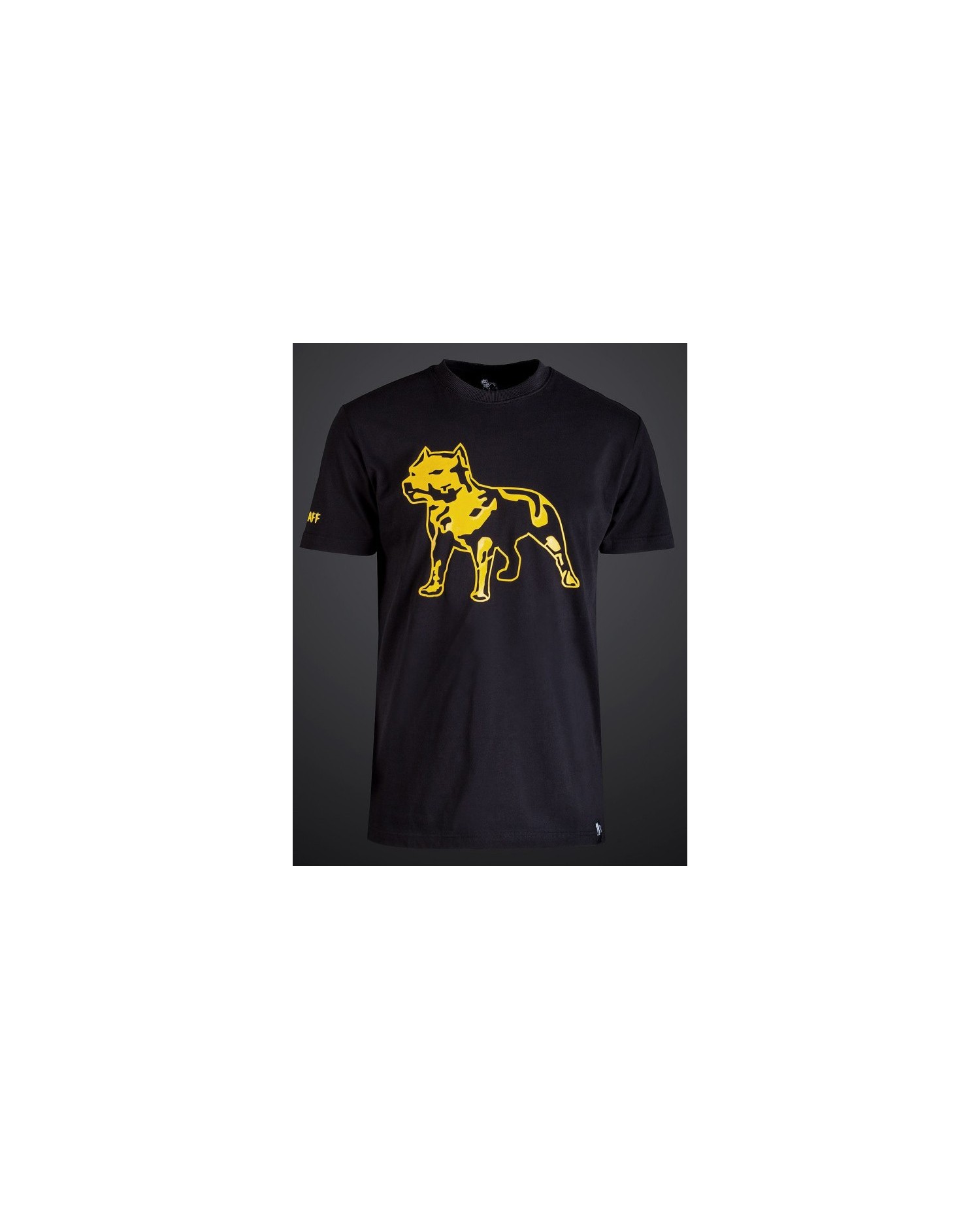 Amstaff logo t-shirt yellow - AMS-0150BYc