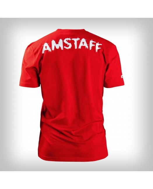 Amstaff Logo Shirt Red - AMS-0150Rc