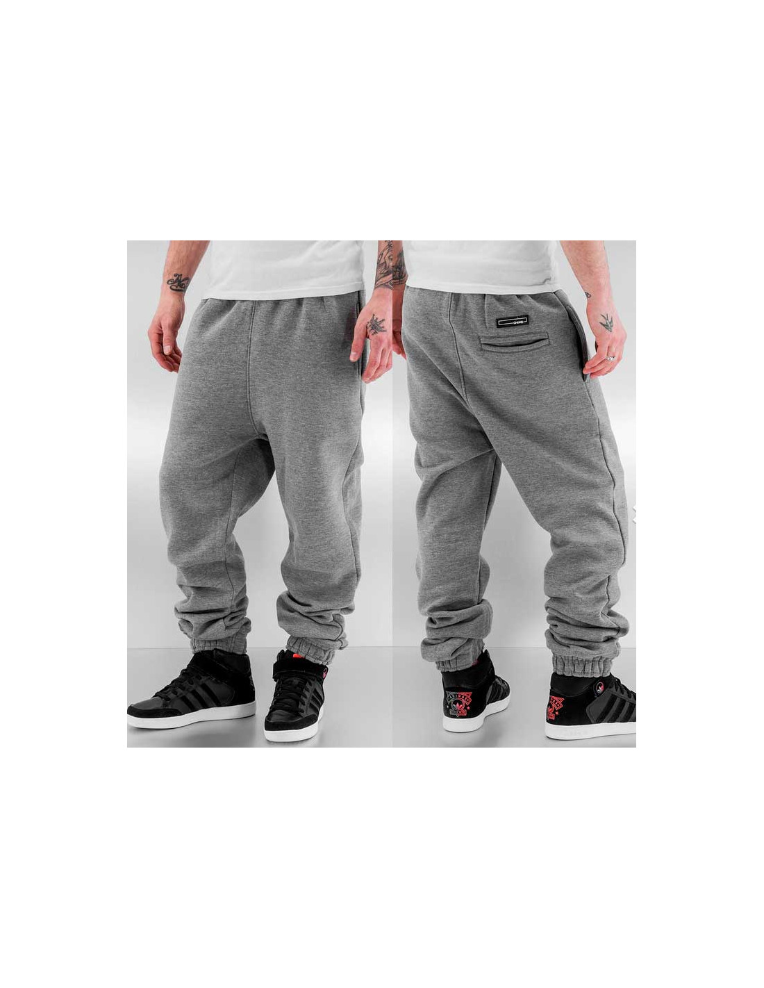 DNGRS Cube Sweatpants Grey Melange
