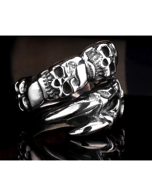 Snake Skull Ring - BR8-146 - Rings