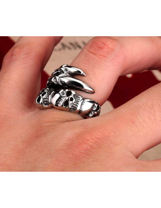Snake Skull Ring - BR8-146 - Rings