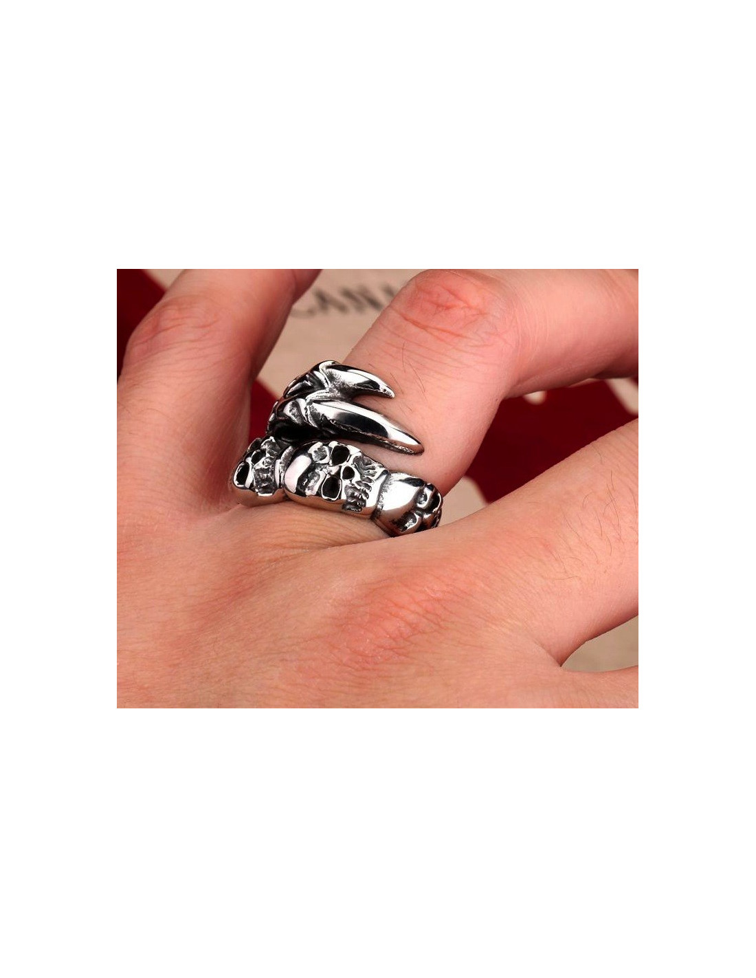 Snake Skull Ring - BR8-146 - Rings