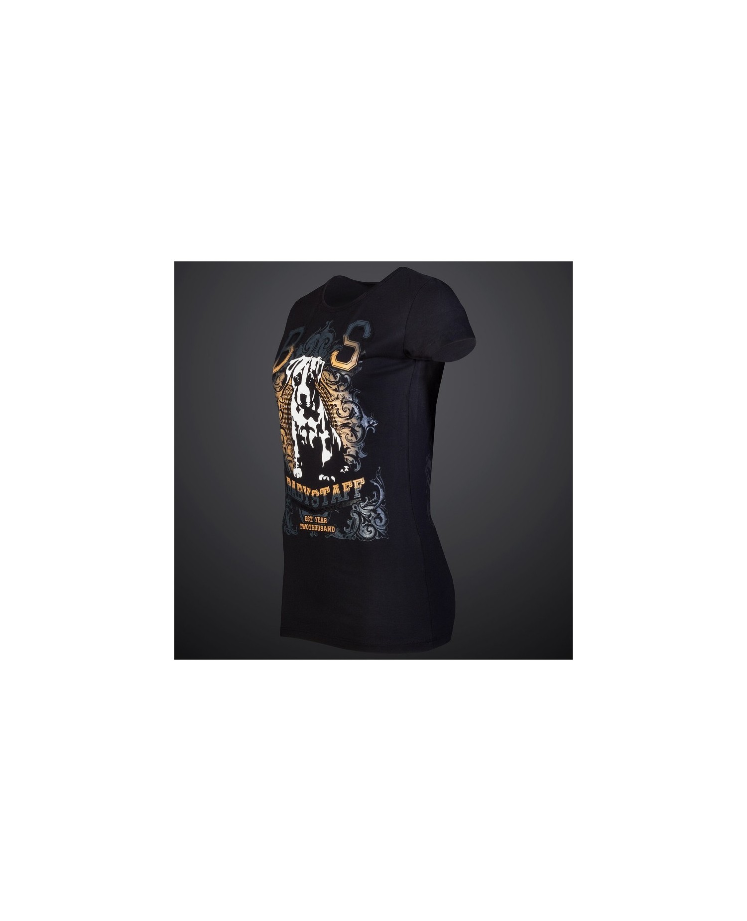 Cleona T-Shirt Black - AMS-0662B