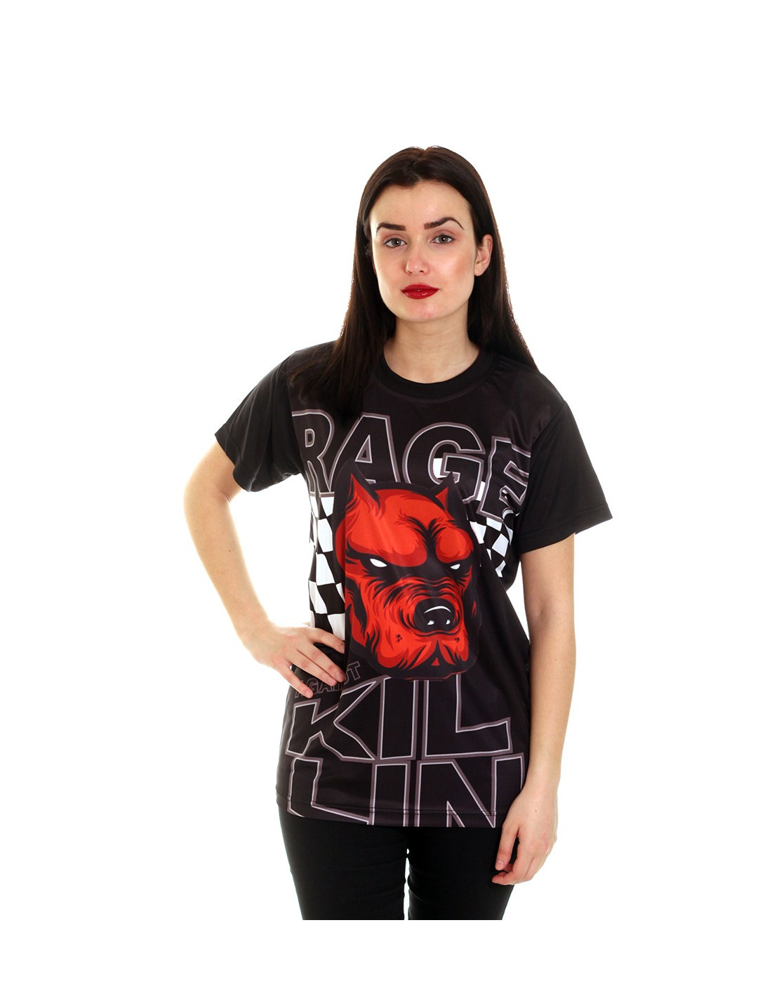 Rage female Tee by Pitbos - FM-PBT-T-CF17-001