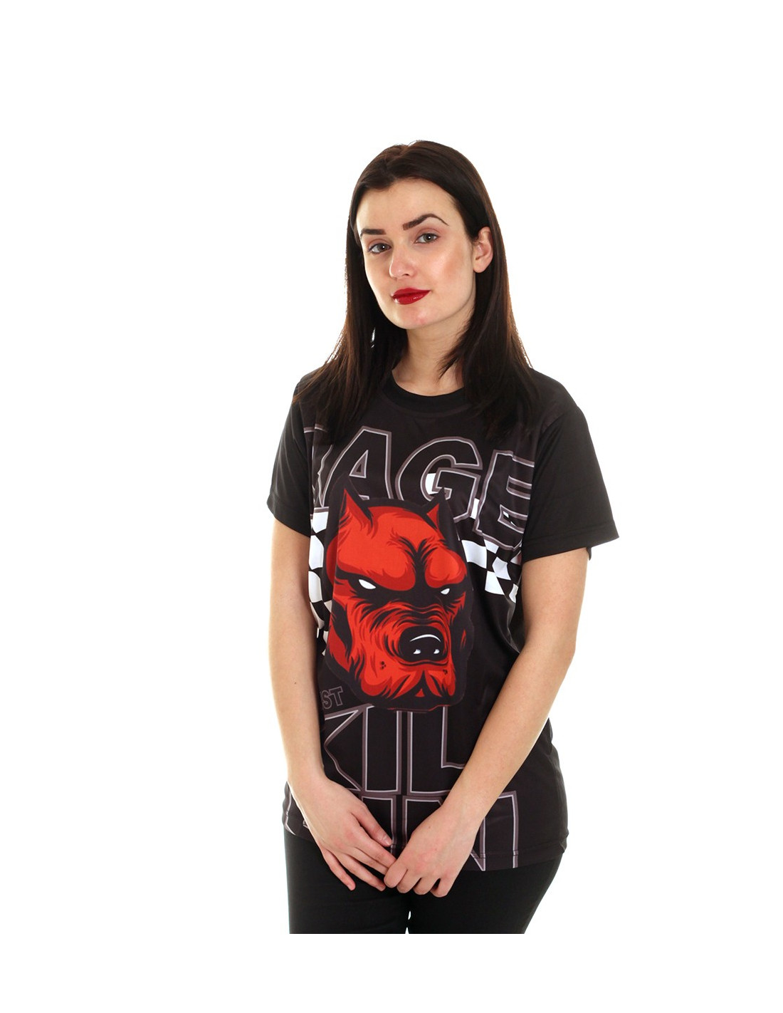 Rage female Tee by Pitbos - FM-PBT-T-CF17-001