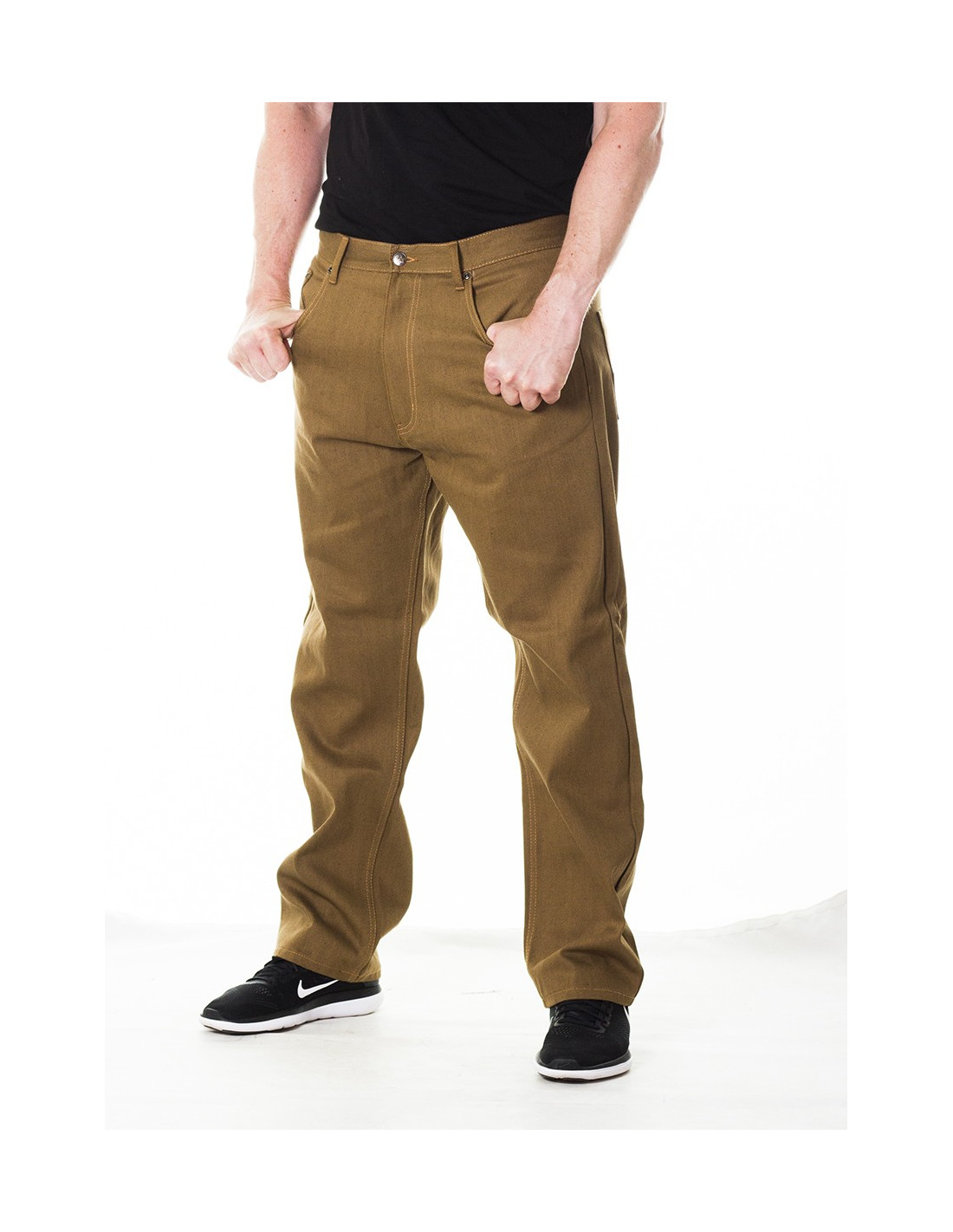 Access Loose Fit Jeans Wheat - AP14022-09-Wheat