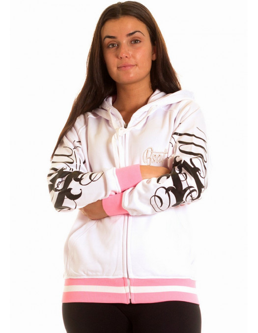 BSAT Rose Art Logo Hoodie White