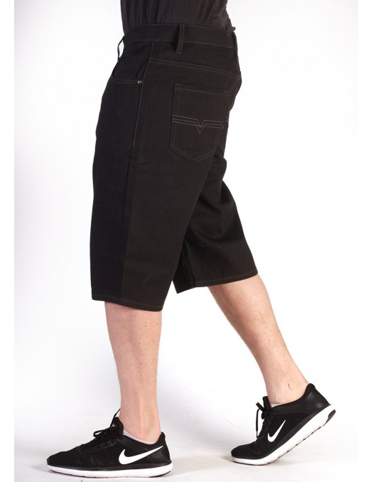Denim Shorts Black by Access Apparel
