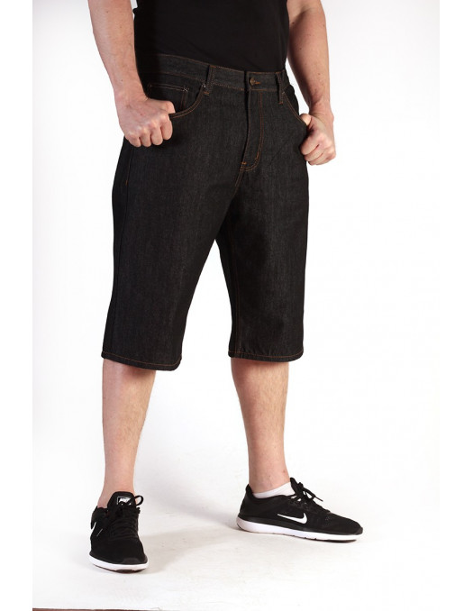 Denim Shorts Raw Black by Access Apparel