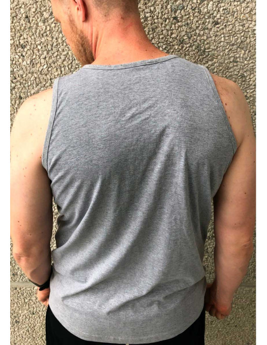 Tank Top Grey Plain - BST-510-GRY