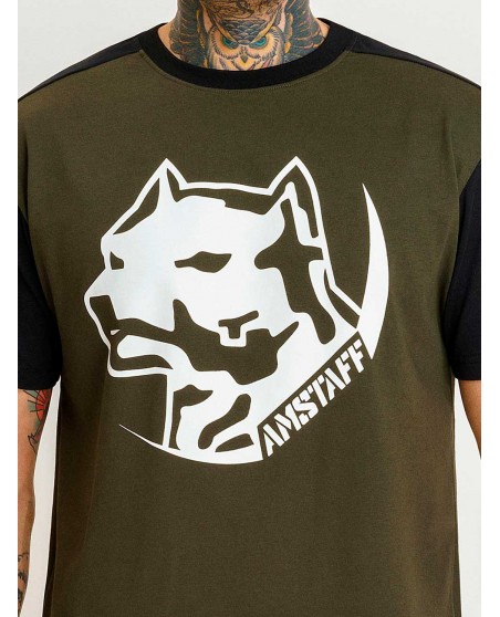 Amstaff Logo T-Shirt Olive - TAMS1132OLV