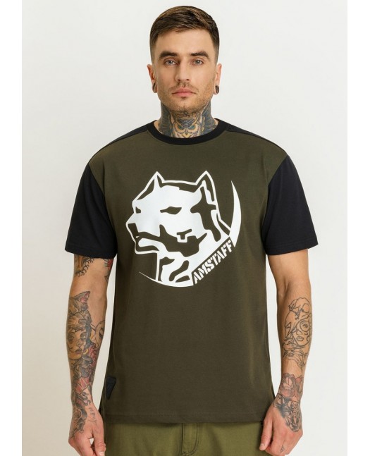 Amstaff Logo T-Shirt Olive - TAMS1132OLV