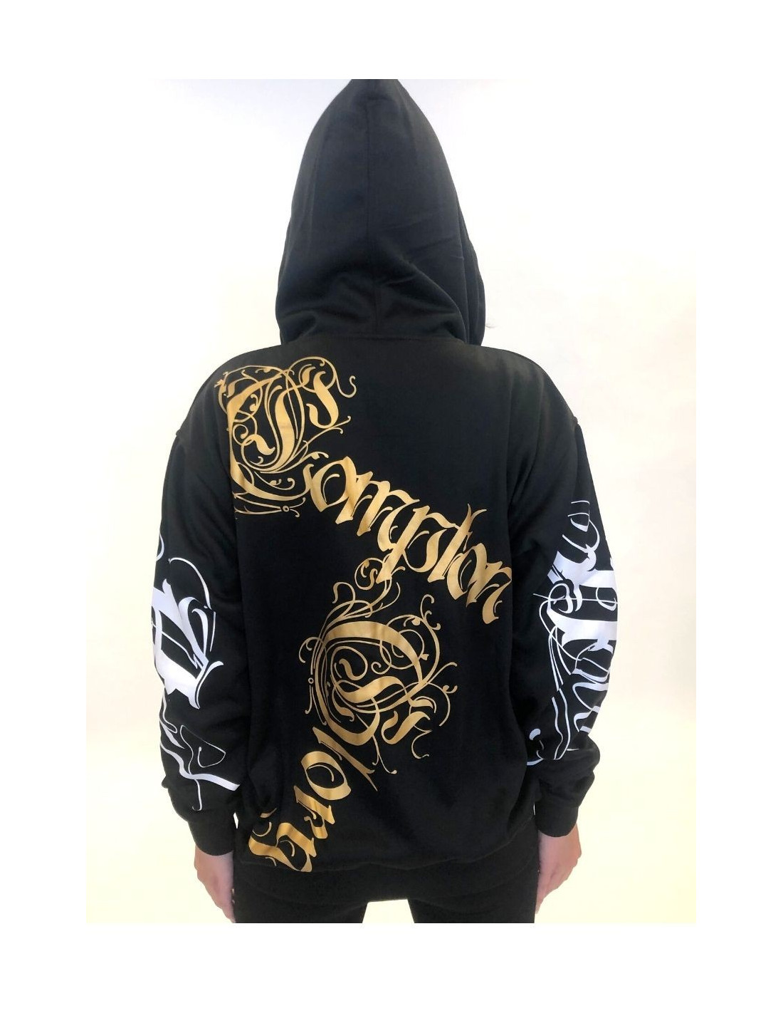 BSAT Compton Glory ZipHoodie Black