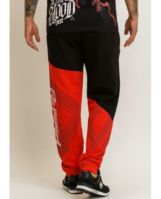 Urban Sweatpants BlackNRed by Blood In Blood Out