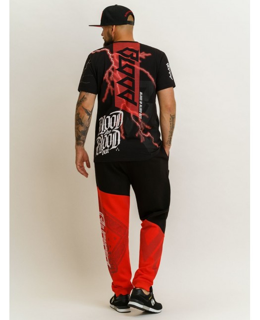 Urban Sweatpants BlackNRed by Blood In Blood Out