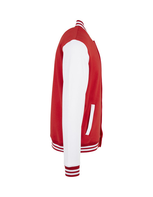 College Jacket RedNWhite - BYBB004-RW
