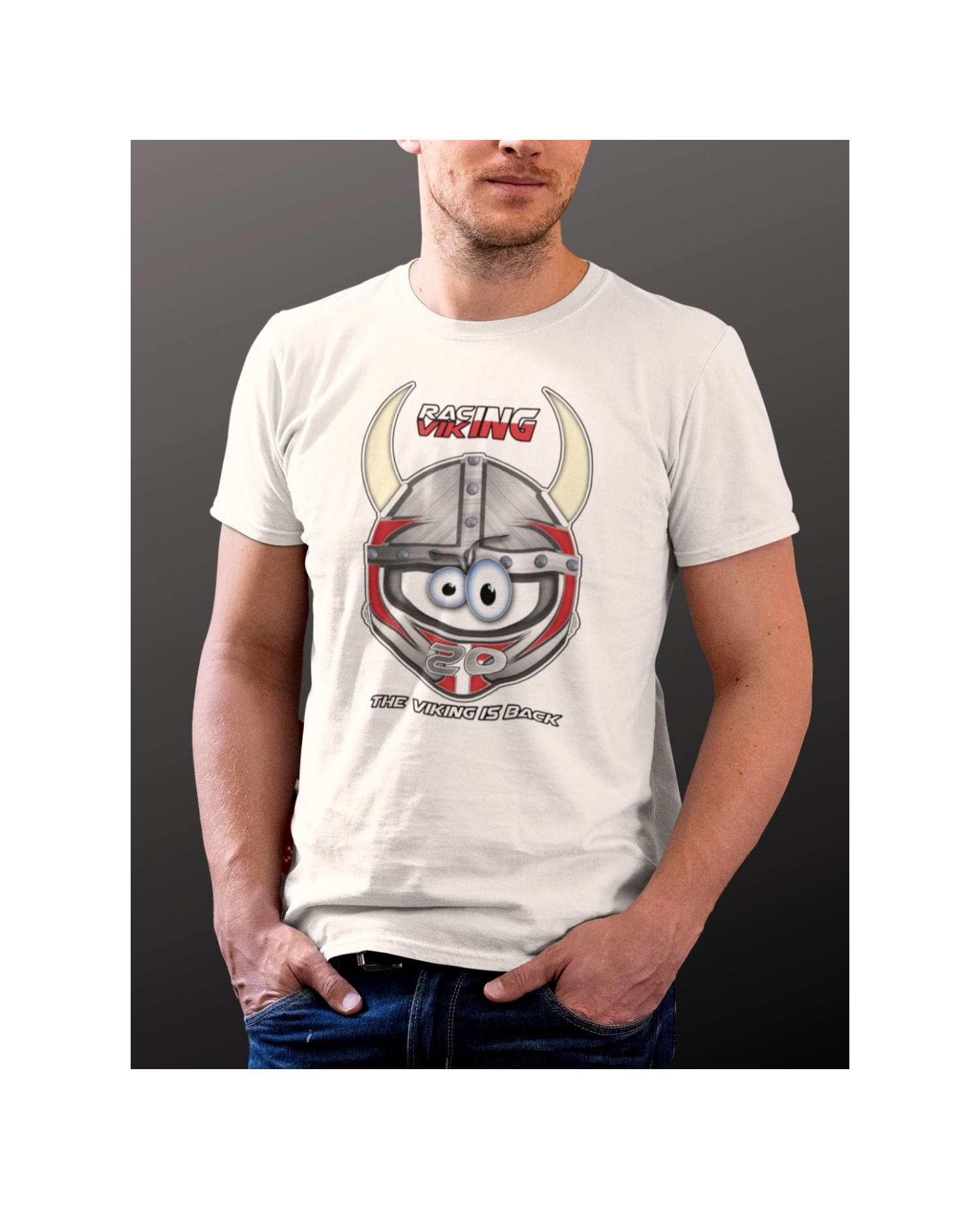 Viking Racing Support K-Mag T-Shirt White