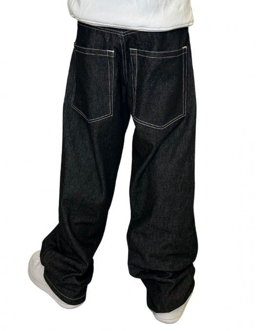 BSAT Stickman The F*ck Jeans Black