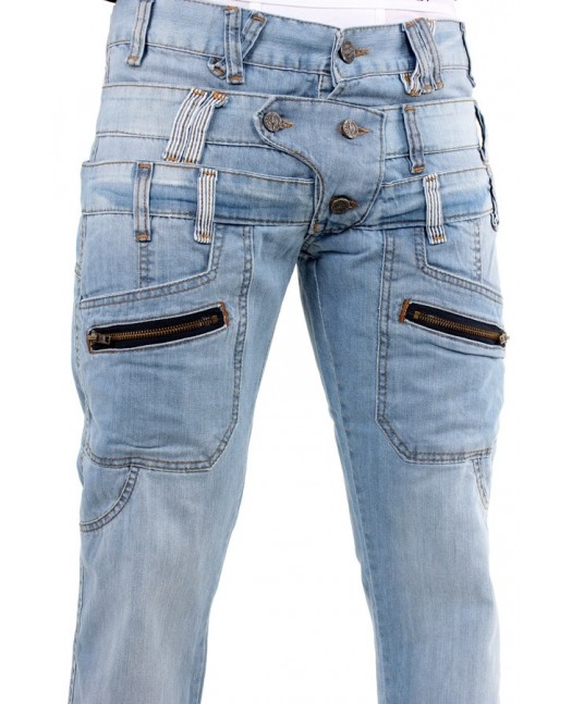 Brooklyn Mint Triple Solo Snow Wash Jeans