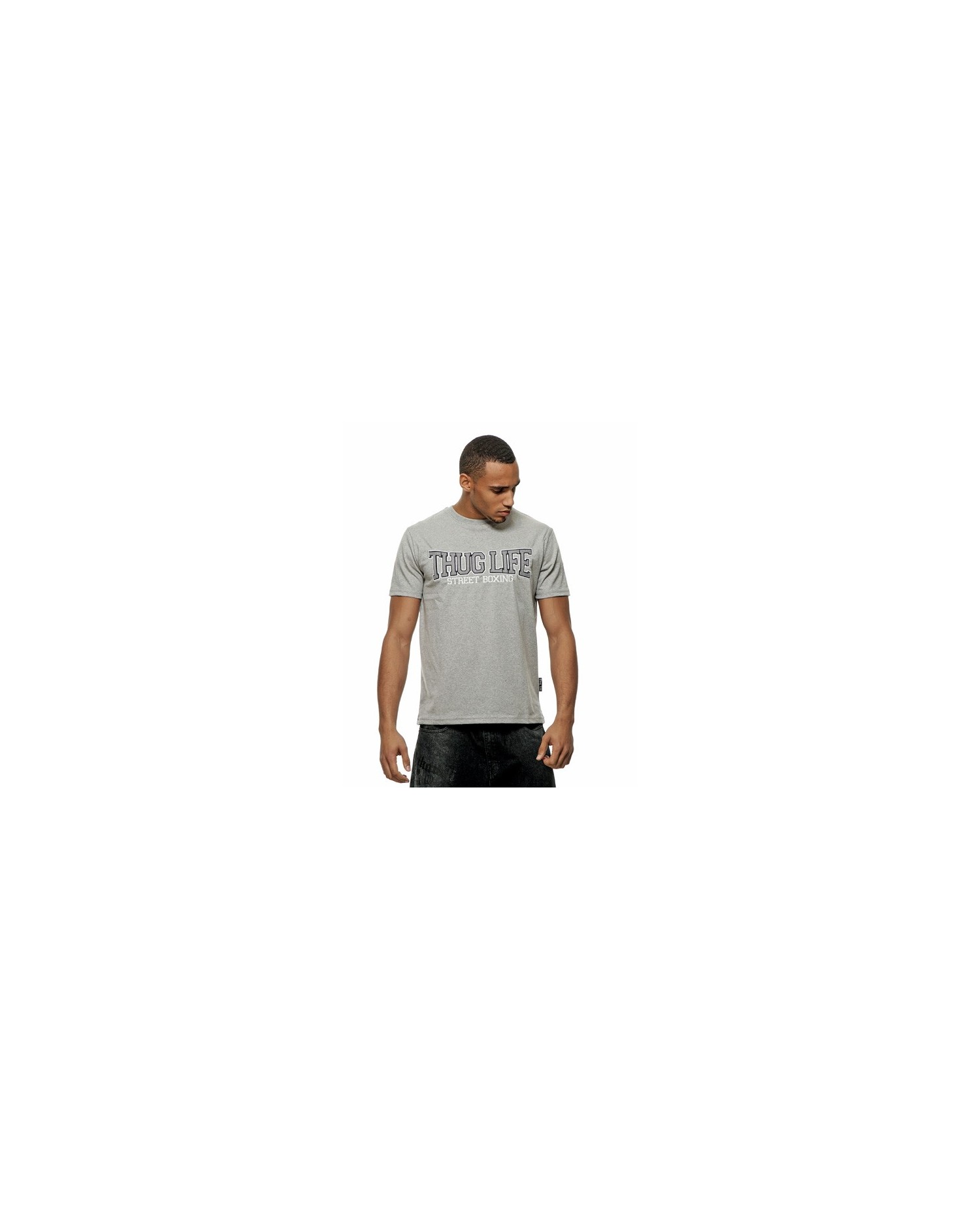 Thug Life Tee Boxing Grey - TL-F11-TS031