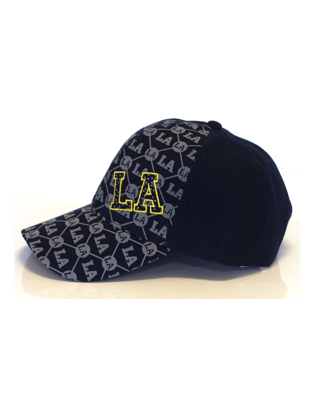 Lettered LA Baseball Cap/Navy - IDCAP-56