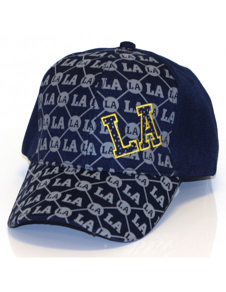 Lettered LA Baseball Cap/Navy - IDCAP-56