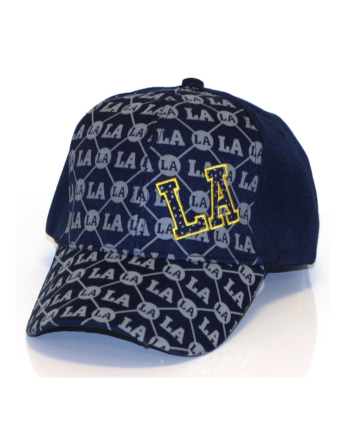 Lettered LA Baseball Cap/Navy - IDCAP-56