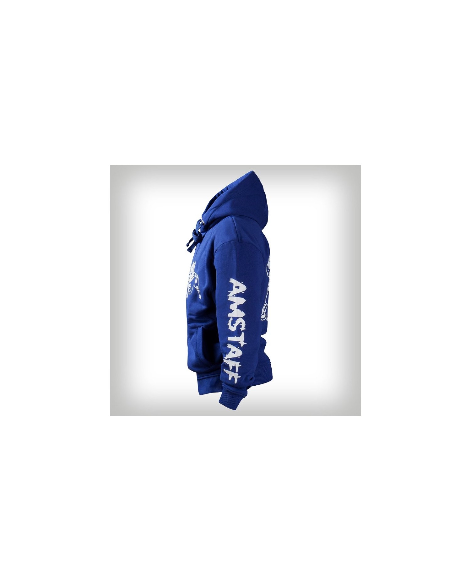 Amstaff Logo Ziphoody/navy - AMS-057Nc
