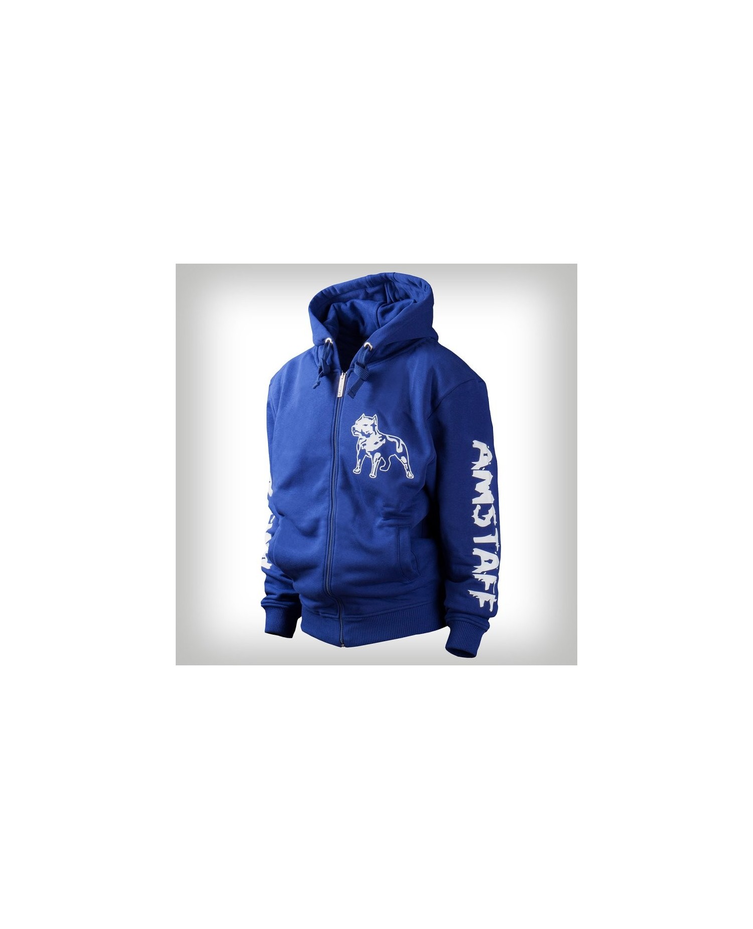 Amstaff Logo Ziphoody/navy - AMS-057Nc