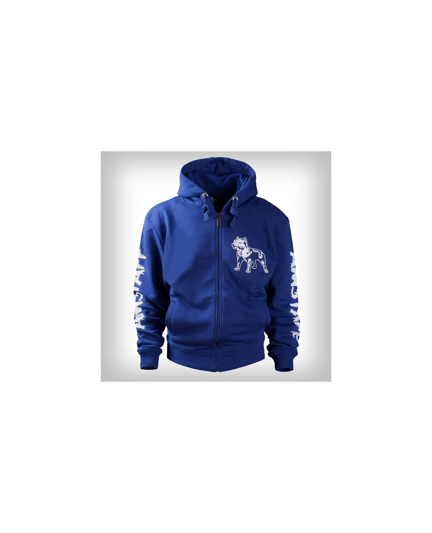 Amstaff Logo Ziphoody/navy - AMS-057Nc